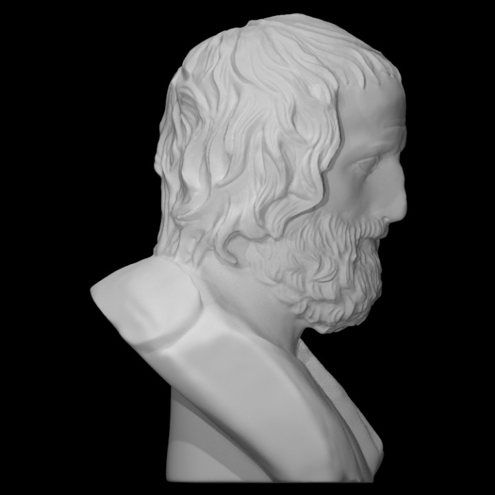 3D Printable Euripides by Scan The World