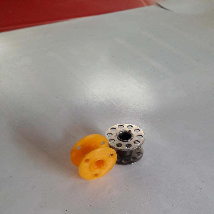 3D Printable Bobbin thread WHITE sewing machine model no. 1510 by Said ...