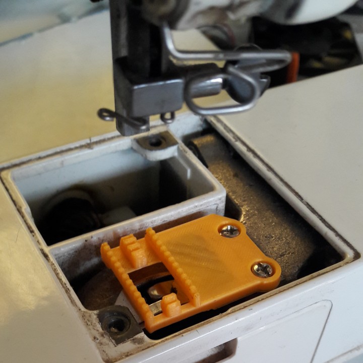 3D Printable Feed dog WHITE sewing machine model no. 1510 by Said Flores