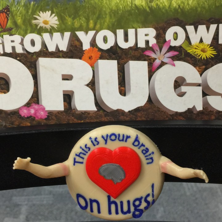 3D Printable Your Brain on Hugs by Star Labs 3D, LLC