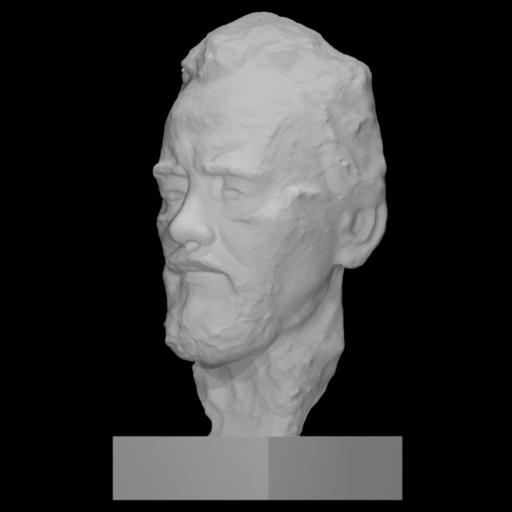 3D Printable Portrait of an old man by Scan The World