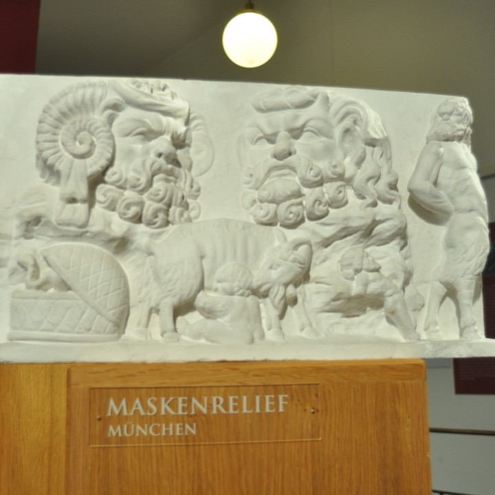 3D Printable Relief of masks by Scan The World