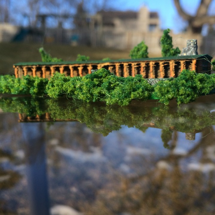 3D Printable Lake Cabin by MiniWorld3D