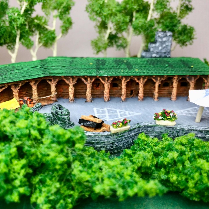 3D Printable Lake Cabin by MiniWorld3D