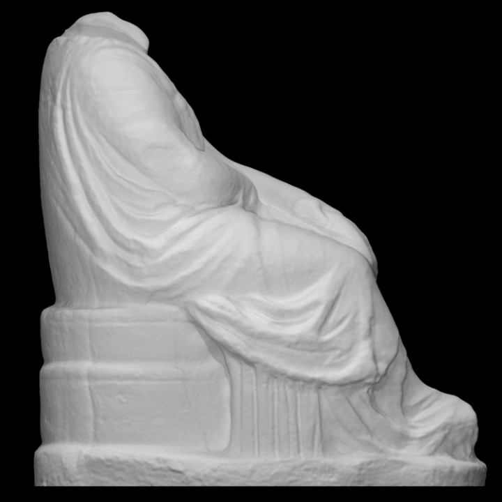 3D Printable Statuette of the goddess Demeter by Scan The World