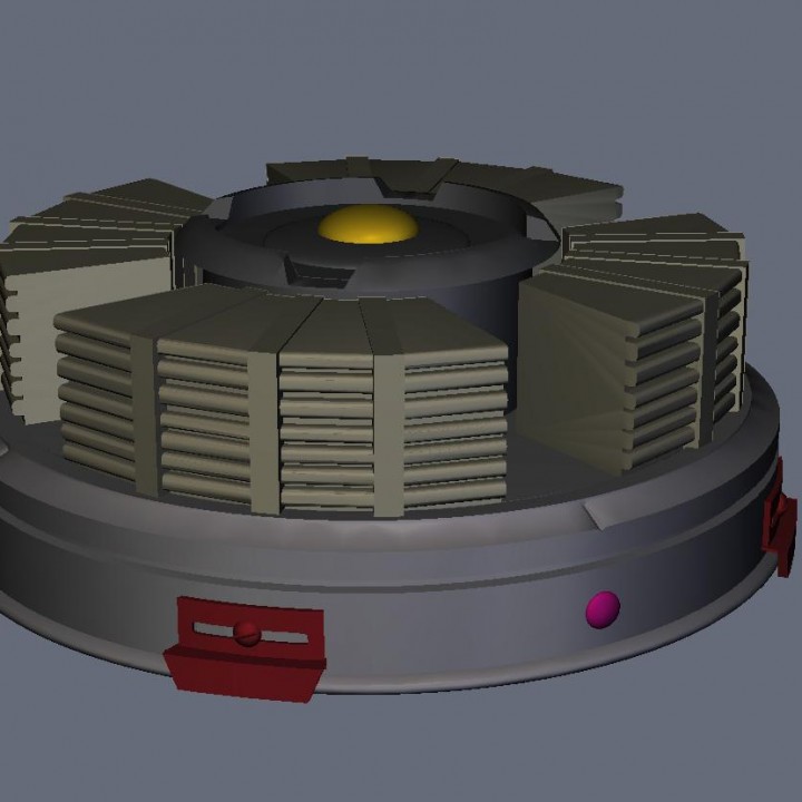3D Printable Fallout 4 Cryo-Mine by Mark Fluharty