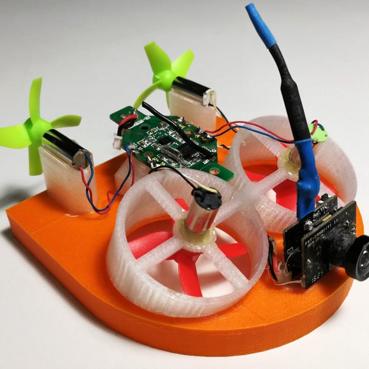 3D Printable HoverWhoop Air - inductrix to Hovercraft! by K. non
