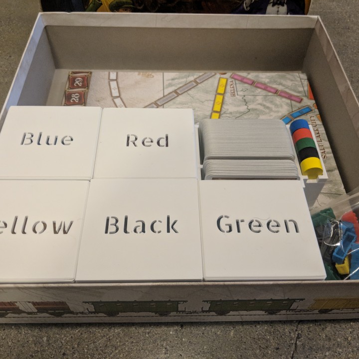 3D Printable Ticket To Ride by Brett McGinnis