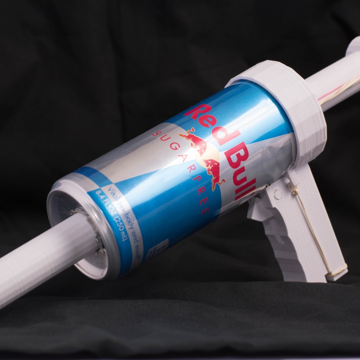 3D Printable Red Bolt Gun by Jonathan Ulbrich