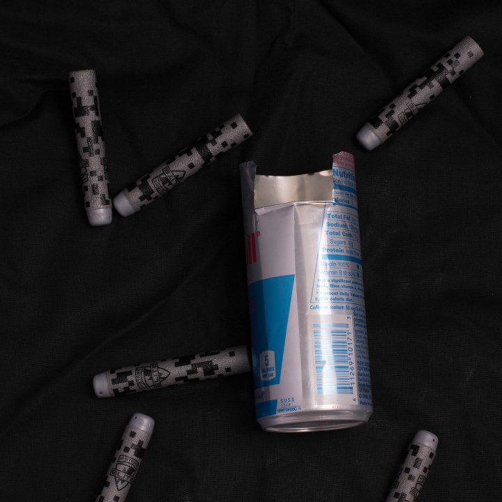 3D Printable Red Bolt Gun by Jonathan Ulbrich