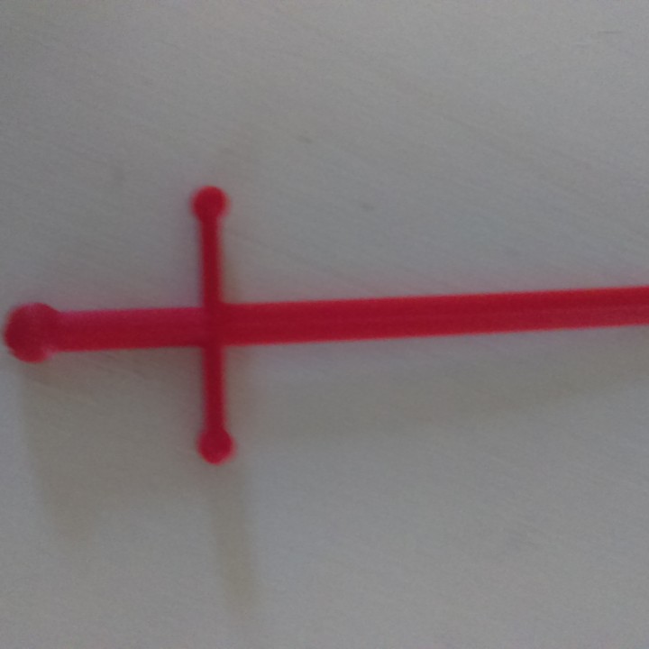 3D Printable sword by RYAN CHRISTOPHER PISZ
