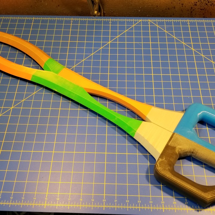 3D Printable Mirrored Venom Blades by Michael Pimentel