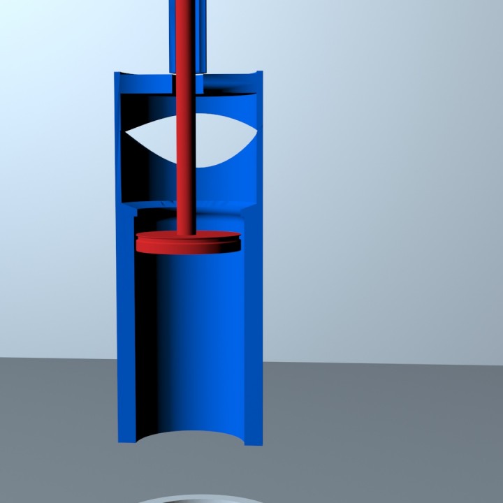 3D Printable Hydraulic ram by jose luis navarro