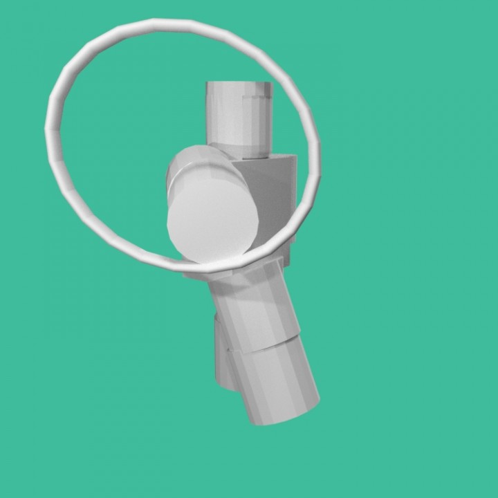 3D Printable Girl hoolahooping by lucaiafrate