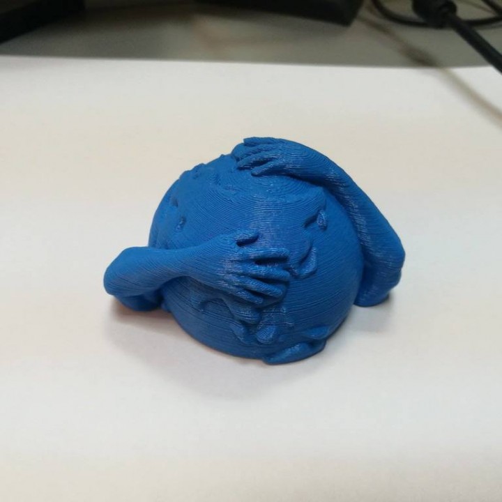 3D Printable Earth by MakePrintable