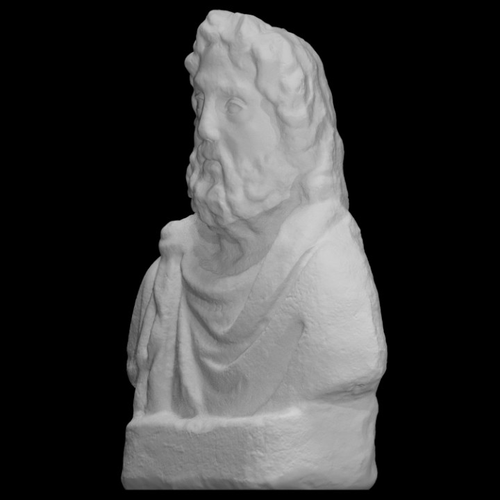 3D Printable Bust of Serapis by Scan The World