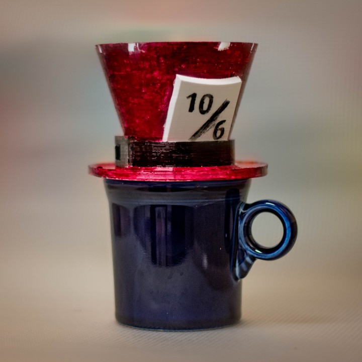 3D Printable Mad Hatter Tea by Jonathan Ulbrich
