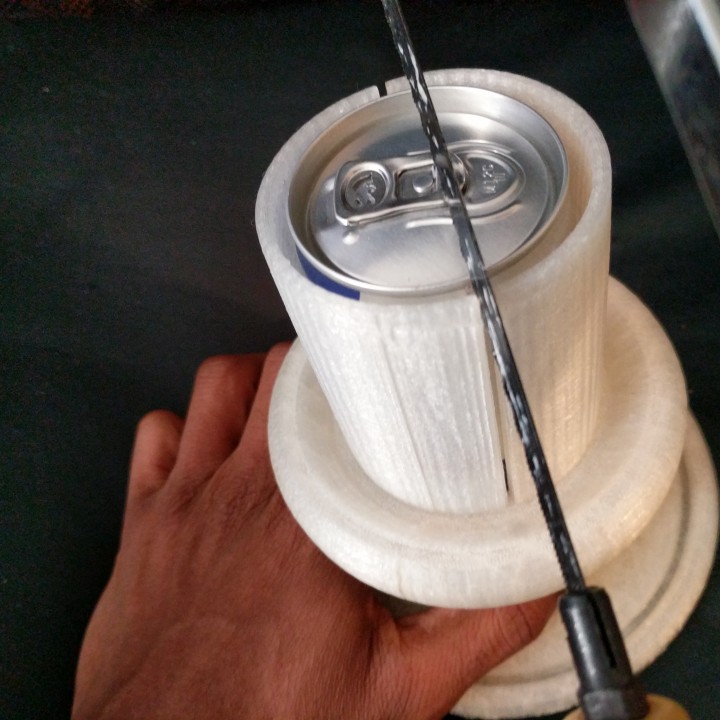 3D Printable CAN-CUT GUIDE 250ml v2 by P. MORRIS