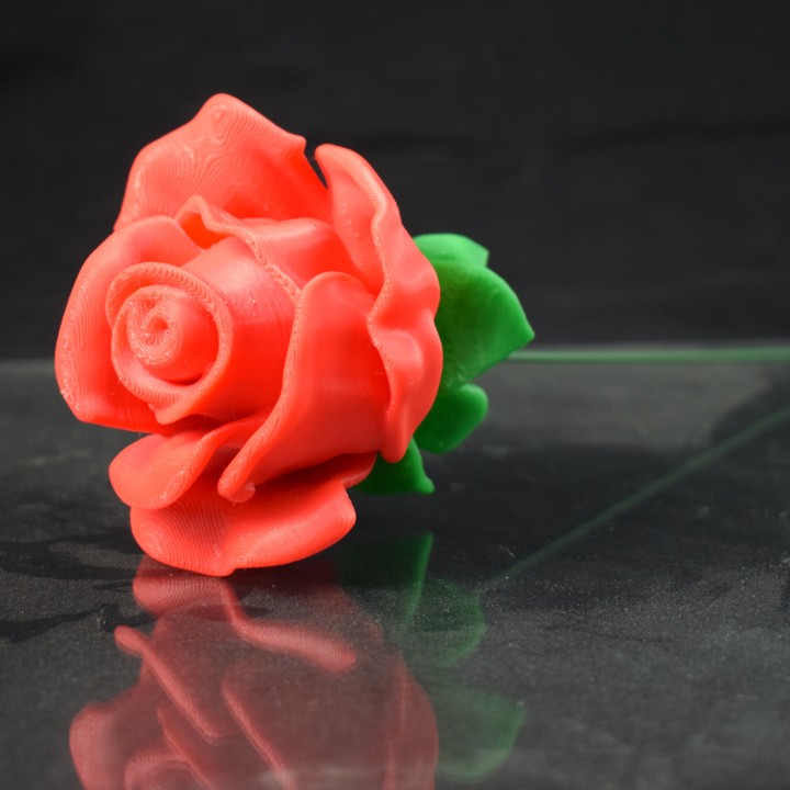 3D Printable Rose Blossom Tops by Tanya Wiesner