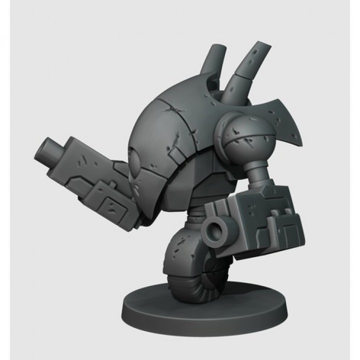 3D Printable Light Security Bot by Kerberos Productions