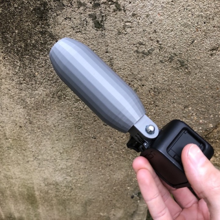 3D Printable Handle V5 for Gopro by Datheus Contact