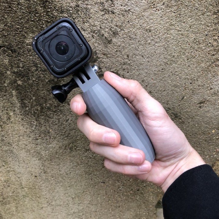 3D Printable Handle V5 for Gopro by Datheus Contact