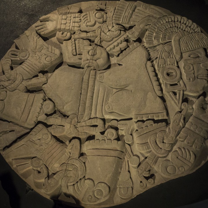 3D Printable The Stone of Coyolxauhqui by Scan The World