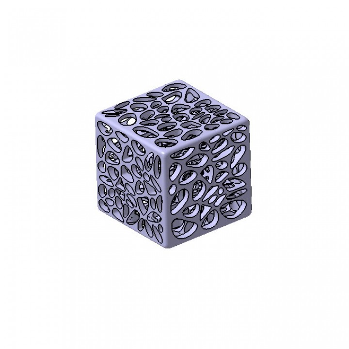 3D Printable Cube Lattice by Kam