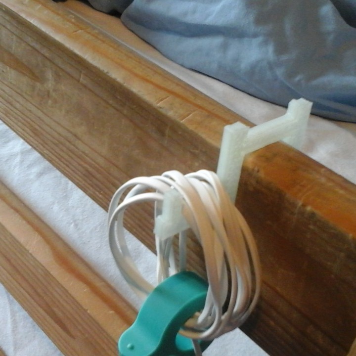 3D Printable bed side hanger by Deacon Smith