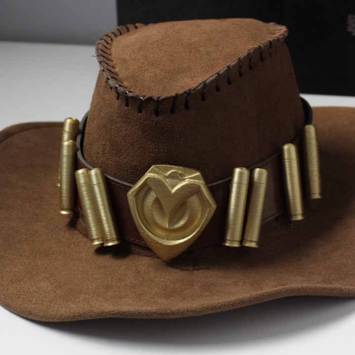 3D Printable McCree Hat Badge by Tomek Dymek