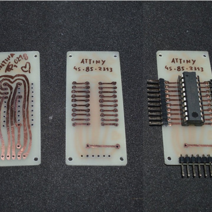 3D Printable ATtiny 85/2313 arduino programmer by TOPE designs