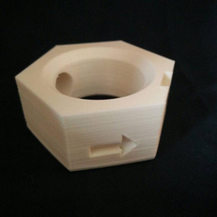 3D Printable Torture Test Nut. Test your printer by Bryce Coleman