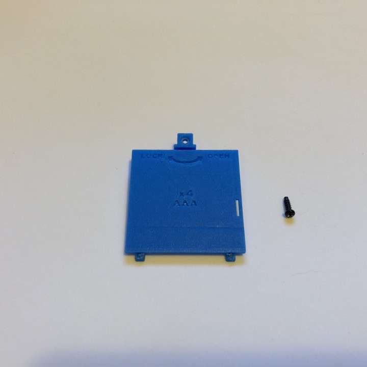 3D Printable Replacement Mini Plasma Orb Battery Cover by Josh Ackroyd