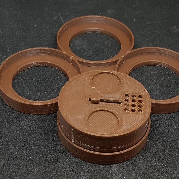 3D Printable Magnetic Spice Rack by Jonathan Ulbrich