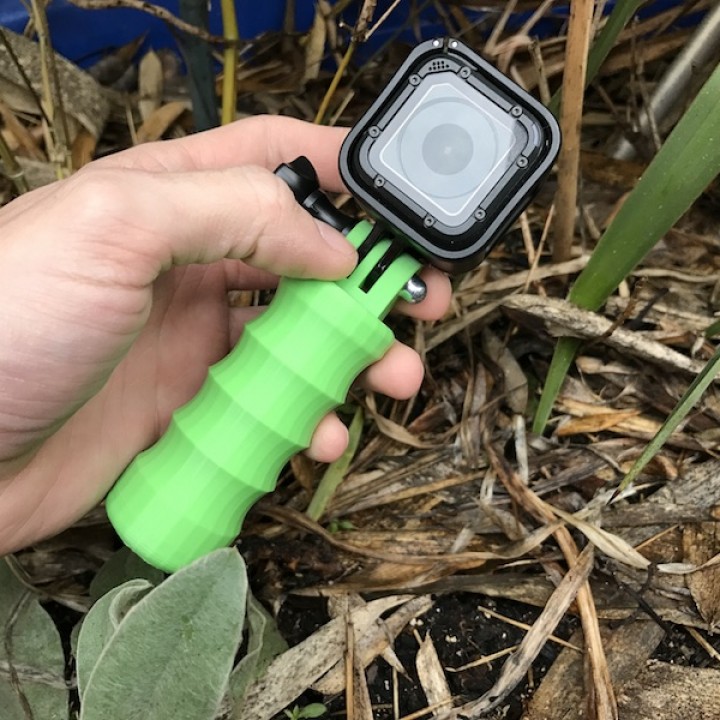 3D Printable GoPro Handle Floating by Datheus Contact