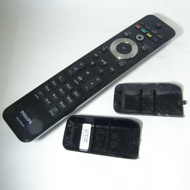 3D Printable Philips Television remote control by Vaclav Krmela