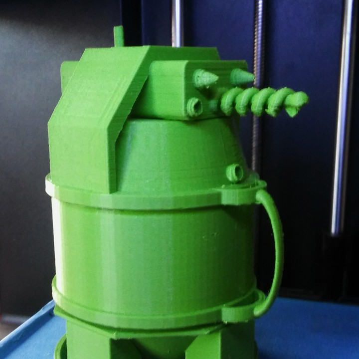 3D Printable Fallout 4 Fatboy Mine by Mark Fluharty