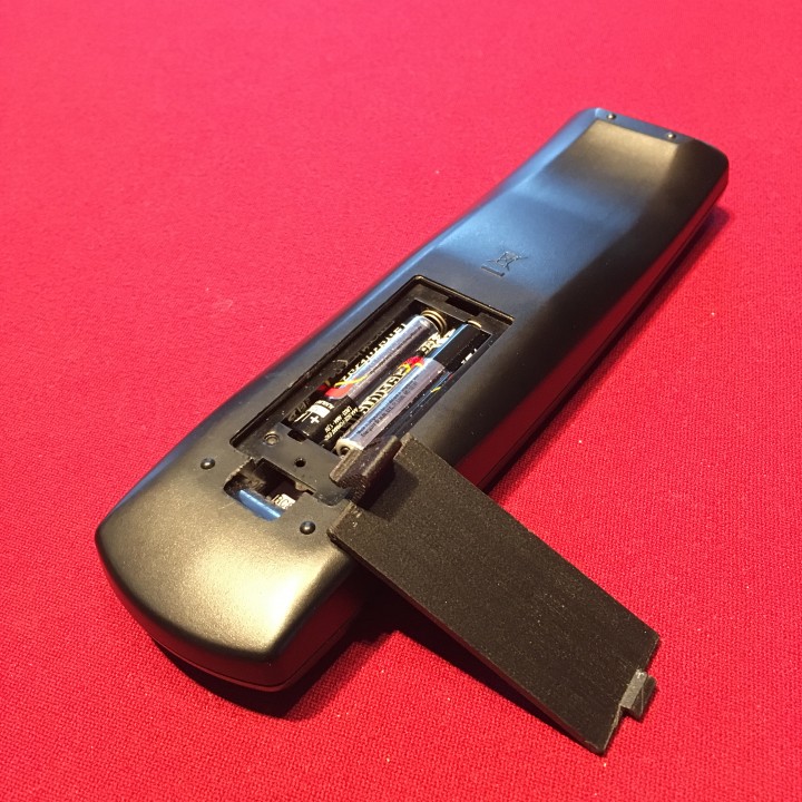 3D Printable Battery Cover Remote Control by Flament Gerald