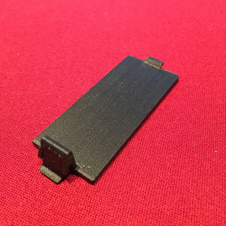 3D Printable Battery Cover Remote Control by Flament Gerald
