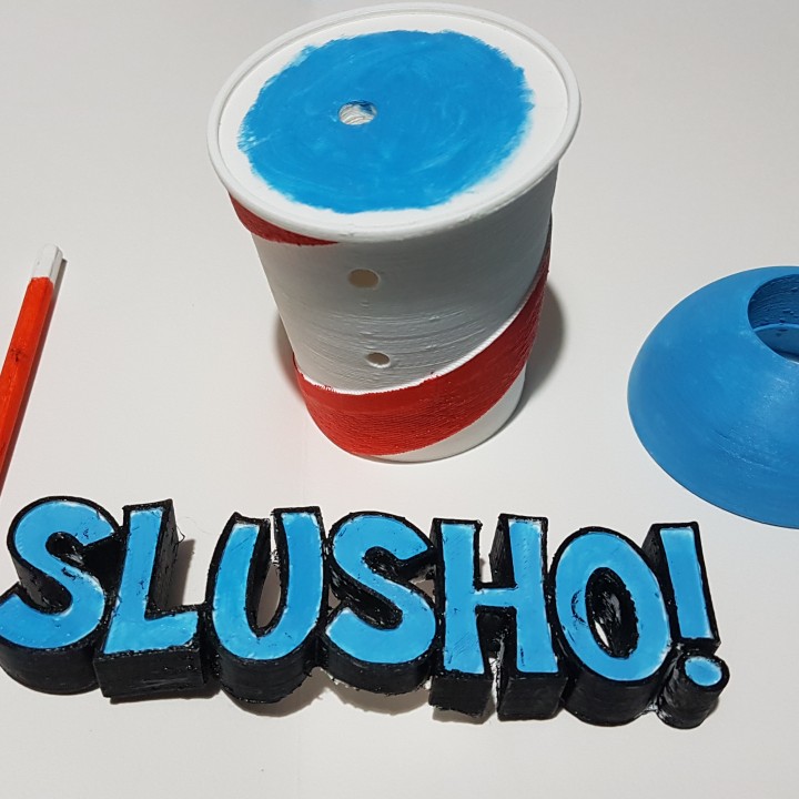 3D Printable slusho cup by ryan