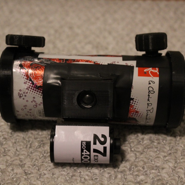 3D Printable Esso 250ml Pop Can Film Camera by Matthew Stern