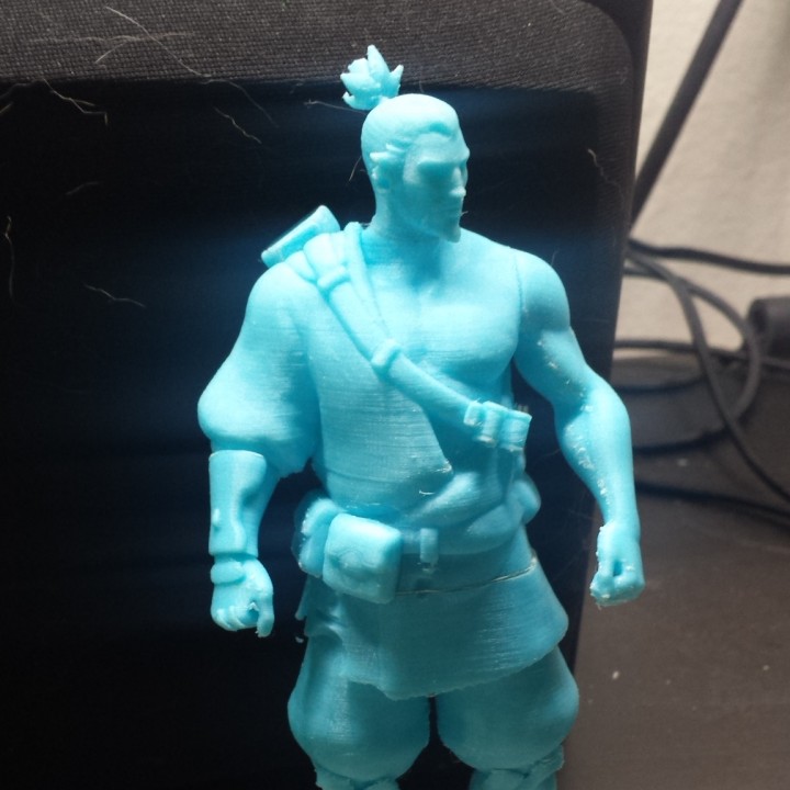 3D Printable Overwatch Hanzo by Chris Mitchell