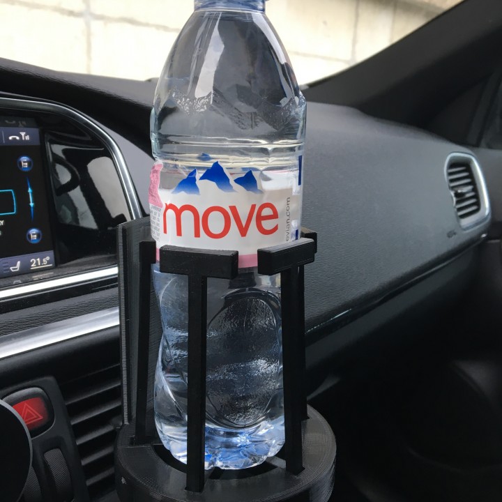 3D Printable Car mount cup holder by Gia3Dprojects