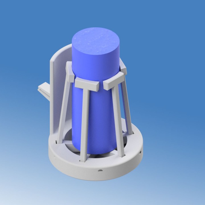 3D Printable Car mount cup holder by Gia3Dprojects