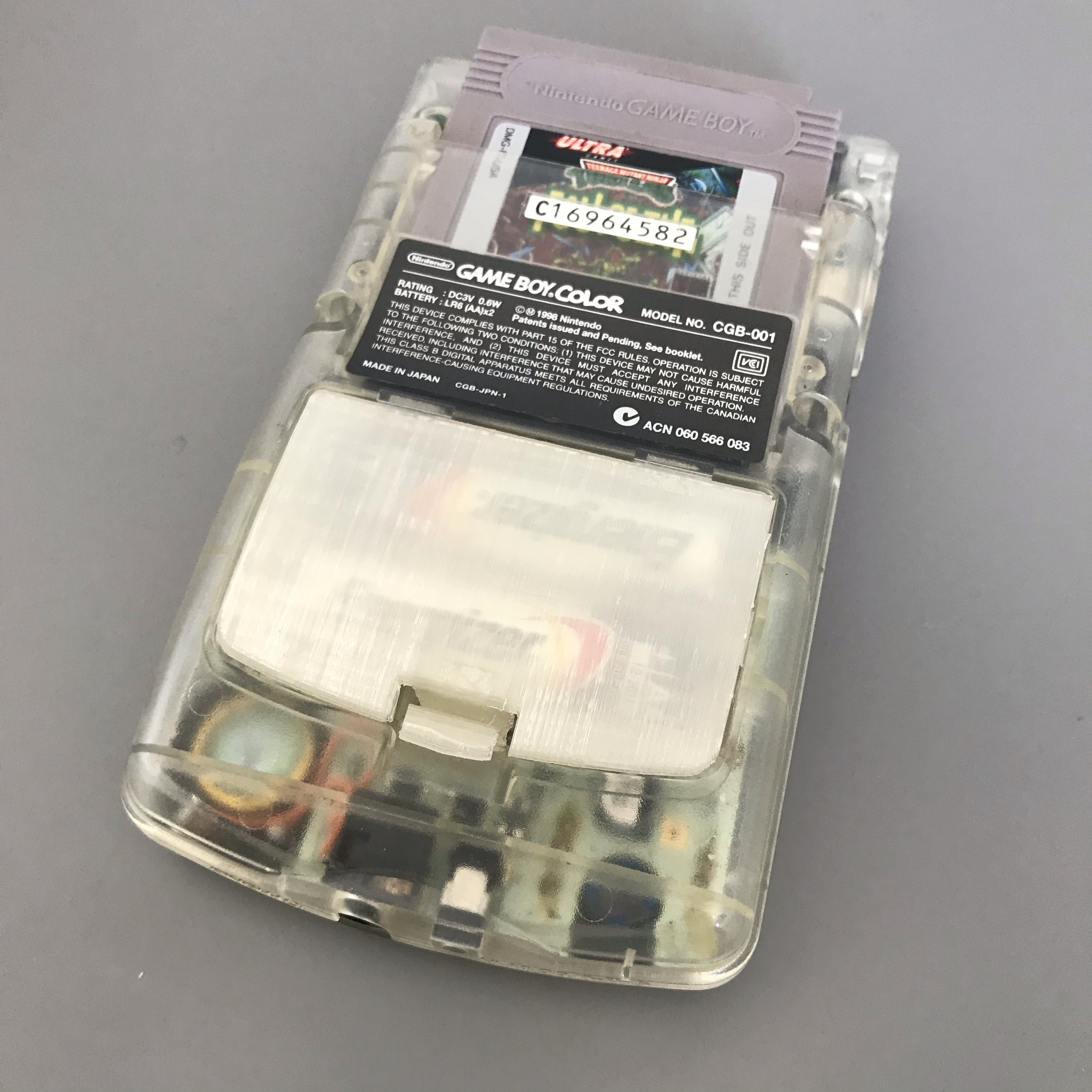 3D Printable Gameboy Color Battery Cover by Rodrigo