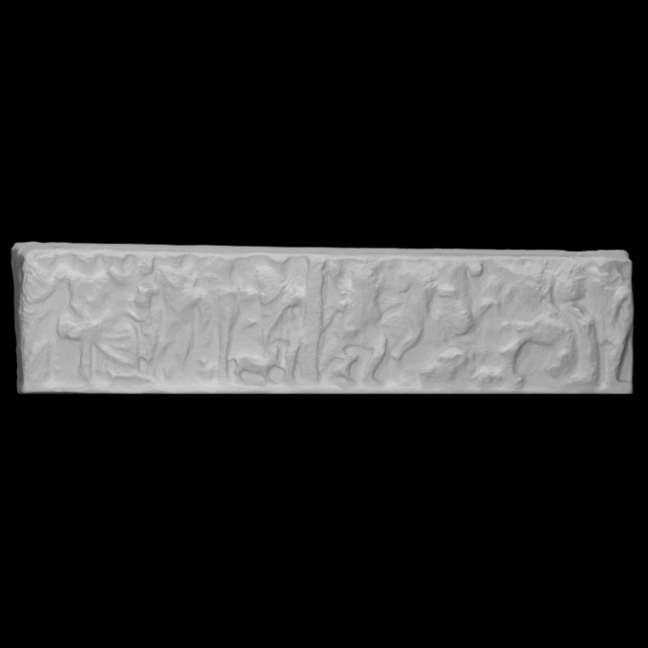 3D Printable Sarcophagus depicting the myth of Hippolytus and Phaedra ...