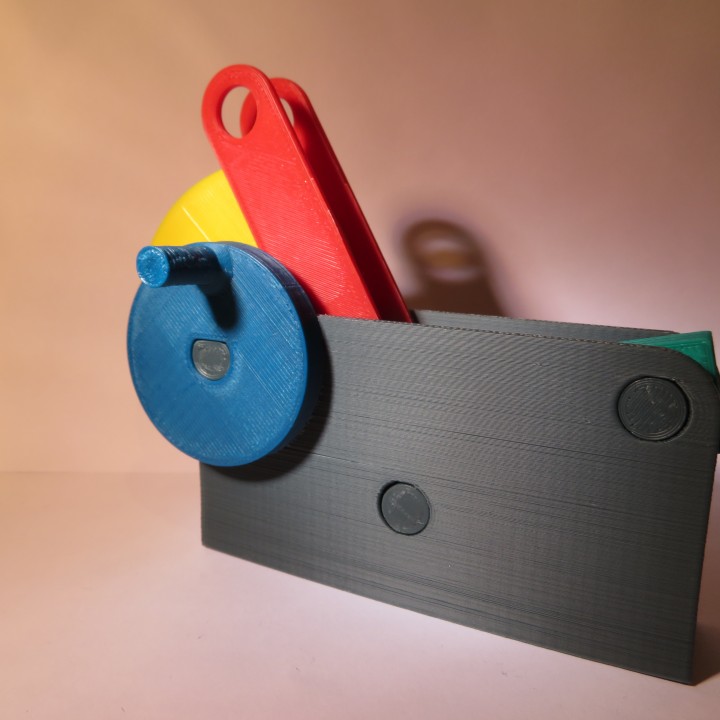 3D Printable Camshaft spring mechanism by EL3D