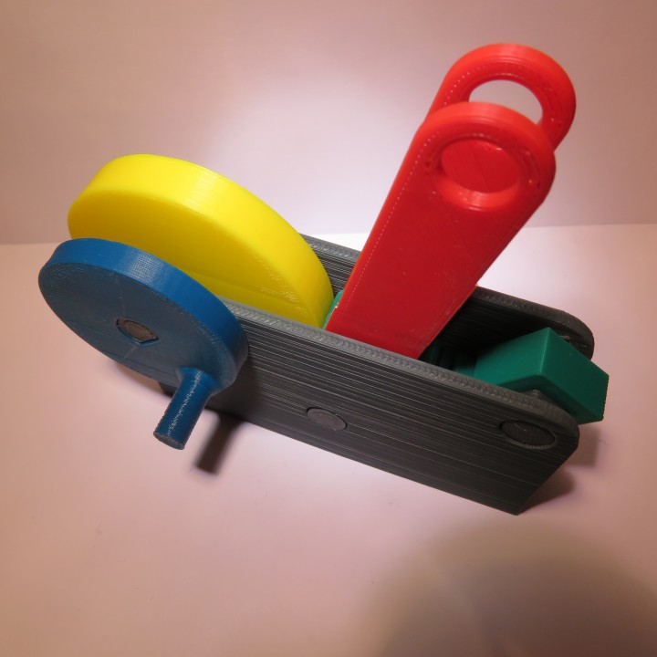 3D Printable Camshaft spring mechanism by EL3D
