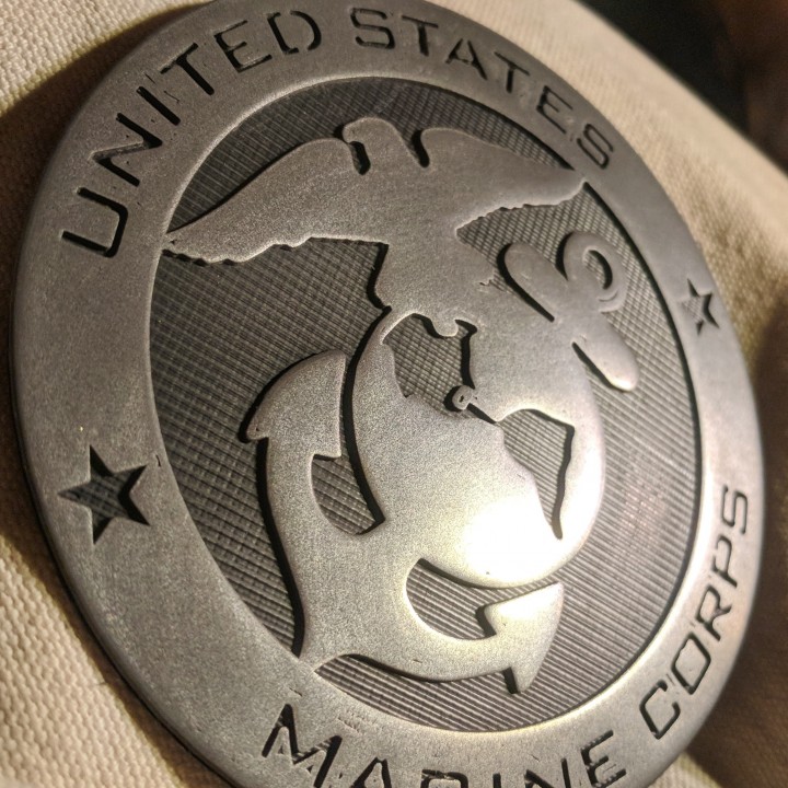 3D Printable United States Marine Corps Emblem & Insignia by Ryun Forsman