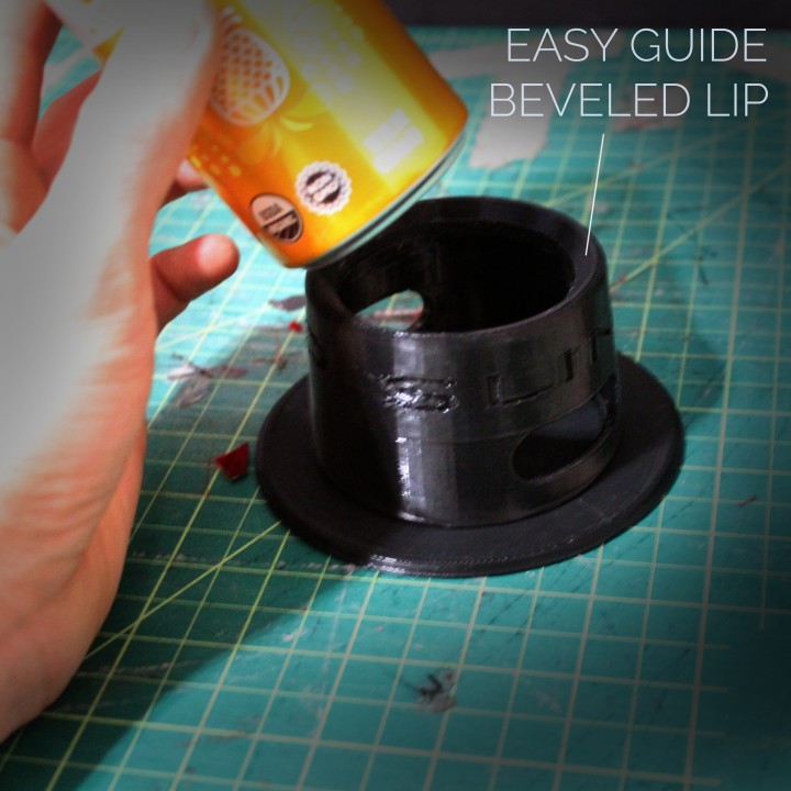 3D Printable Slim Can Slim Stand by Jonathan Spoerke